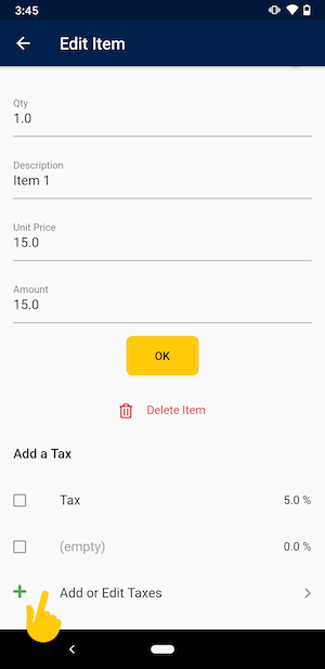 Taxable and Non-Taxable Items on One Invoice?