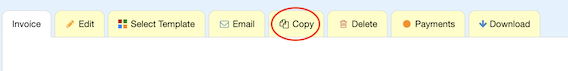 Faster invoicing? Use the ‘Copy’ button. Here’s How.