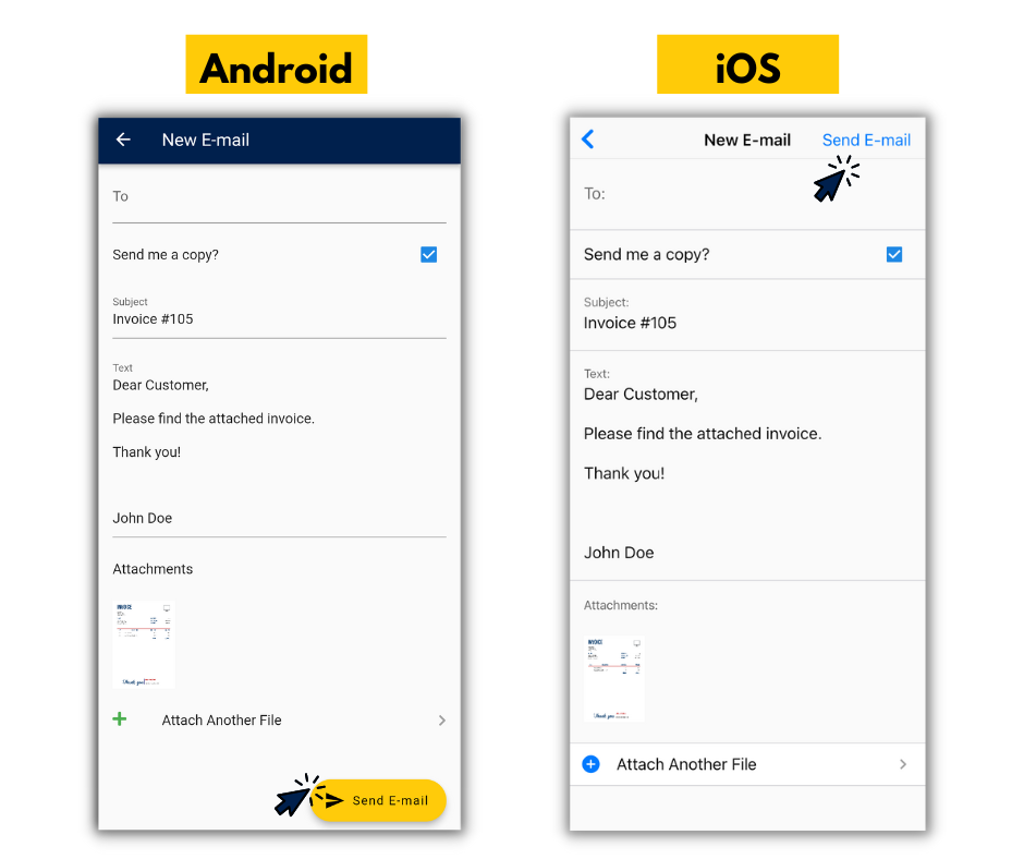 How to Send an Invoice via Email | Invoice Home